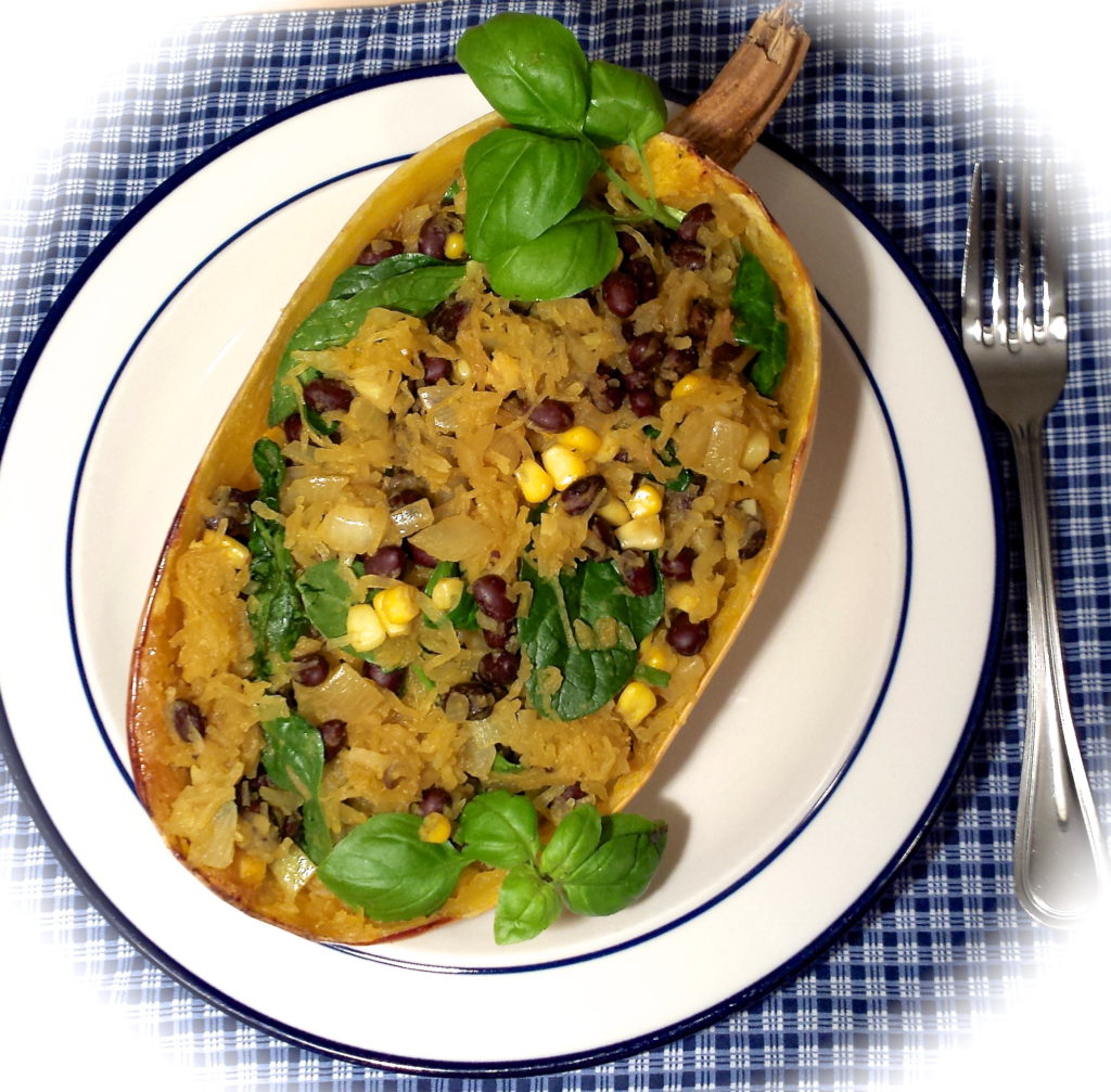 Spaghetti Squash Boats (Low-Glycemic) - Plants for PCOS