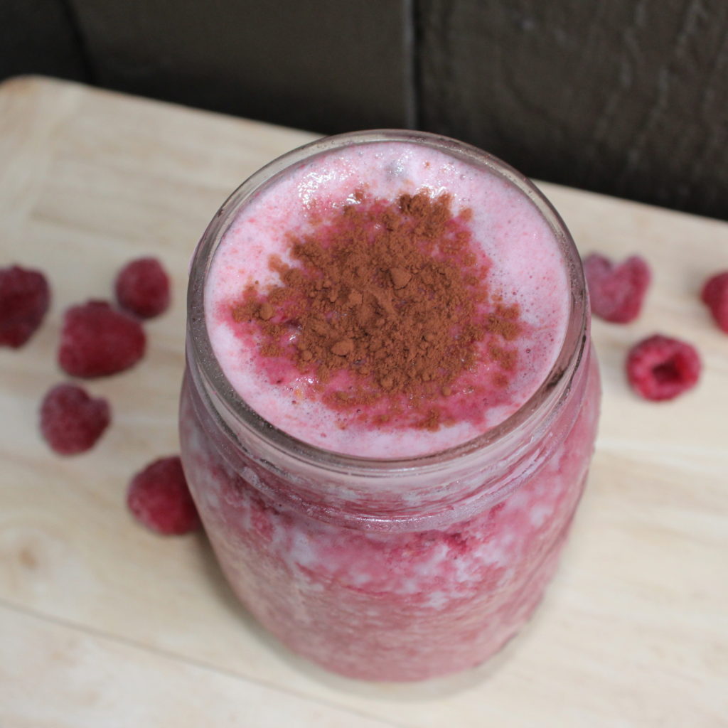 Chocolate Raspberry Protein Shake - Plants for PCOS